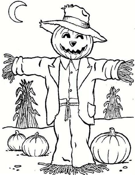Desenhos De Espantalho Sorrindo Para Colorir E Imprimir