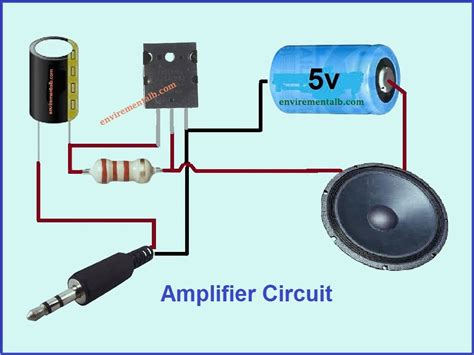 Volt Audio Amplifier Circuit Diagram Using Ic Circuit Ampl