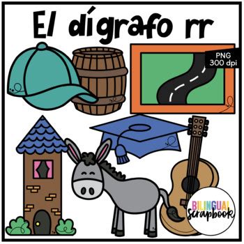 Abecedario En Espa Ol El D Grafo Rr Spanish Alphabet Clipart Tpt