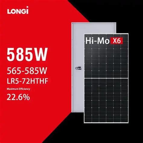 Longi Solar Monofacial Solar Panels Hi Mo X Explorer Photovoltaic