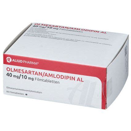 Olmesartan Amlodipin Al Mg Mg St Mit Dem E Rezept Kaufen