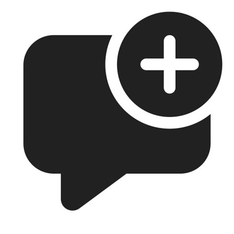Reactie Toevoegen Gevuld Pictogram In Fluent Solid 20px