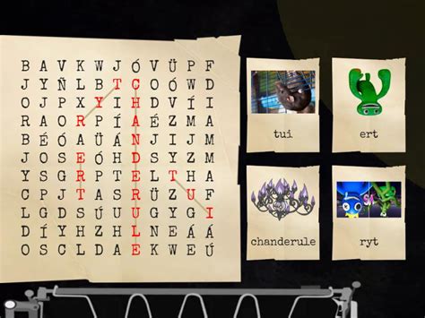 Pokemon Wordsearch