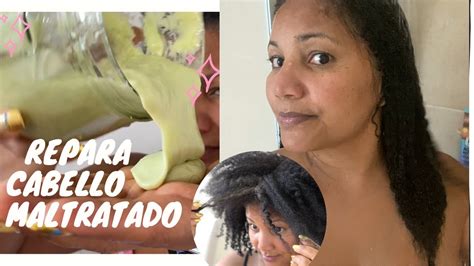 Tratamiento Profundo Para Reparar El Cabello Seco Maltratado HIDRATA