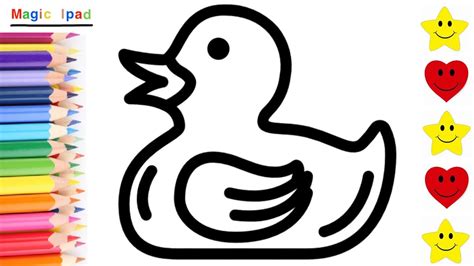Como dibujar un PATITO DE GOMA dibujos para niños How to draw a