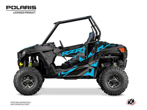 Polaris RZR S 1000 UTV Stun Graphic Kit Blue Kutvek Kit Graphik