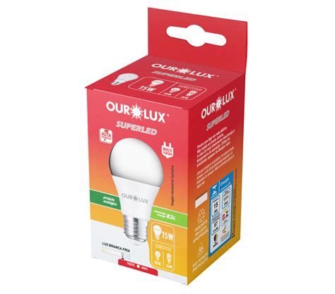 Superled Alta Potência 15W Bivolt 6500K Ourolux