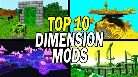 Top 10 Best Minecraft Dimension Mods YouTube