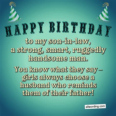 30th Birthday Wishes For Son In Law Say What You Meann