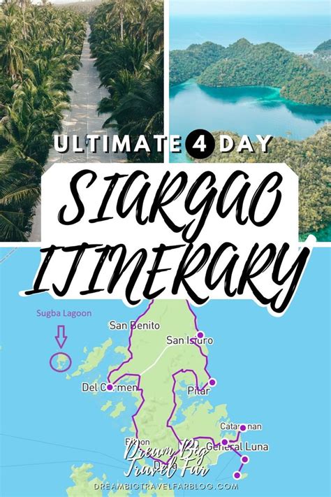 4 DAY SIARGAO ITINERARY Siargao Siargao Island Philippines Vacation