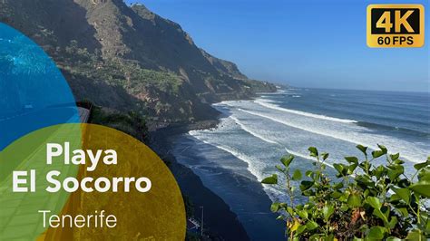 Tenerife Playa El Socorro Los Realejos 4K YouTube