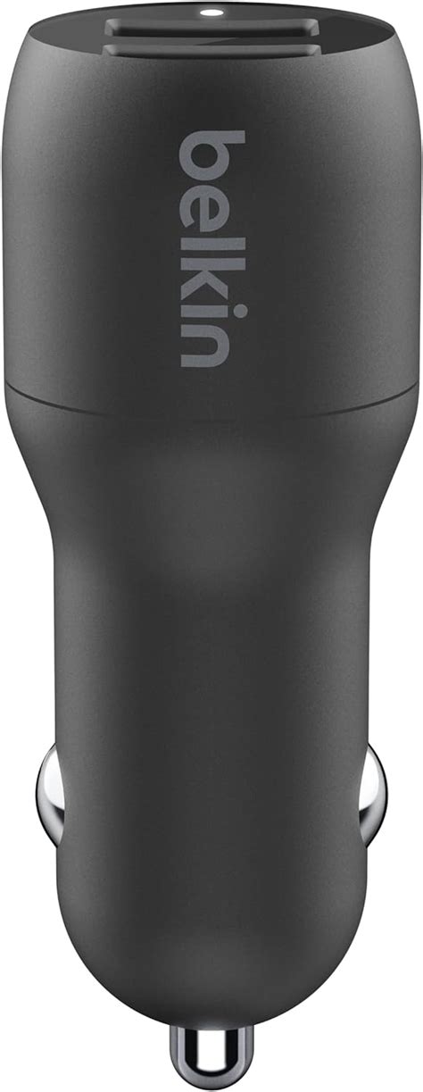 Amazon Belkin Watt Dual Usb Car Charger W Usb A Ports