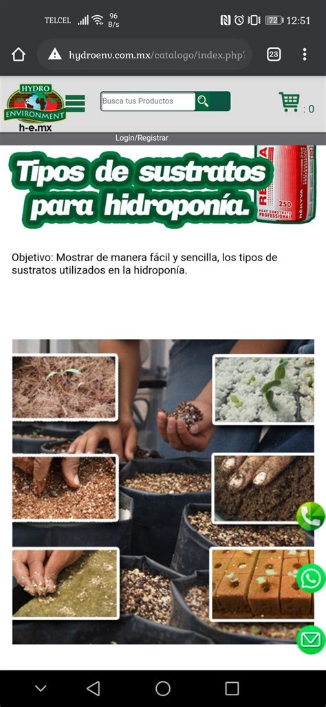 Guía Tipos de sustratos para Hidroponía Hydro Environment