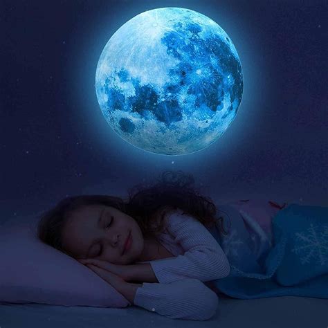 Lot de 1088 étoiles phosphorescentes pour plafond étoiles et lune