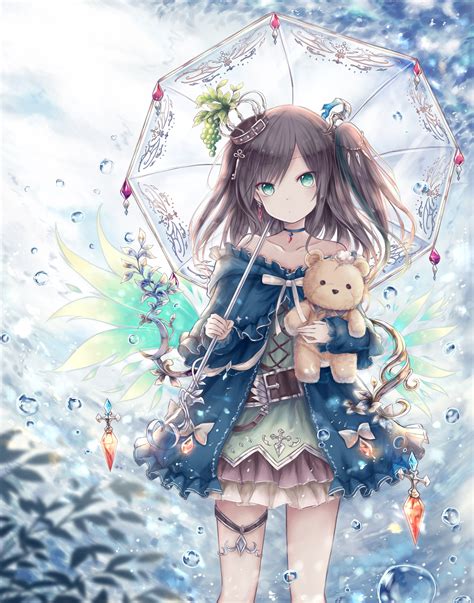 A Mystery Rain Anime Neko Kawaii Anime Girl Loli Kawaii I Love Anime