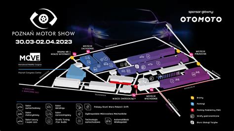 Mapa terenu Poznań Motor Show 2023