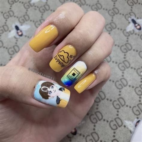 Diseños de uñas inspiradas en Jungkook de BTS Sonica