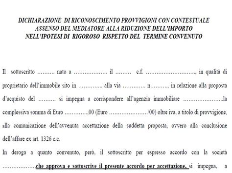 Lettera Prelazione Agraria