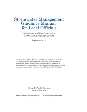 Fillable Online Stormwater Guidance Manual For Local Officials Intro
