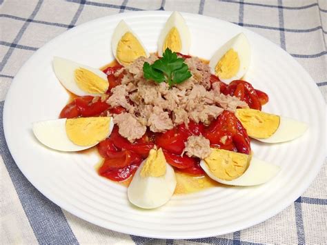 Ensalada de pimientos asados con atún Mis Cosillas de Cocina