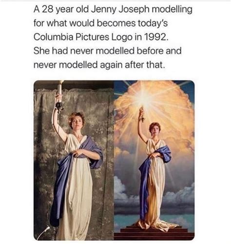 A 28 Year Old Jenny Joseph Modelling For What Would Becomes Today S