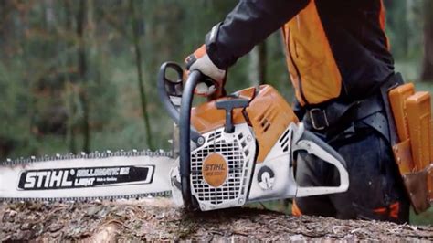 Fuel Injected Chainsaw Stihl MS 500i Preview OPE Reviews
