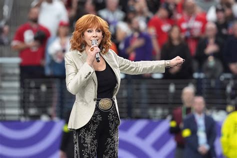 Reba Mcentire Super Bowl 202 2025 Ted Lexine