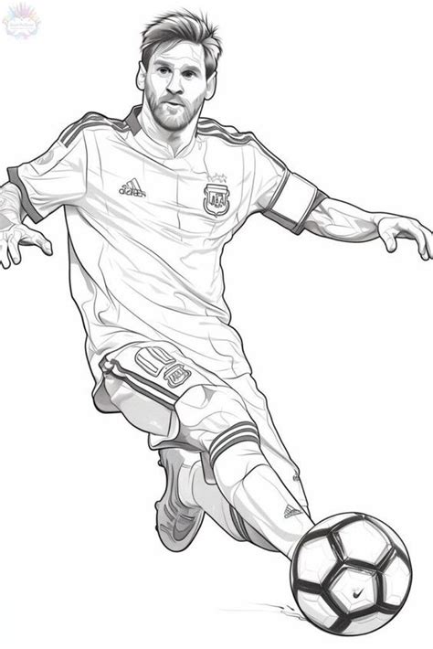 Messi Para Colorir De 70 Desenhos Para Imprimir E Pintar In 2024