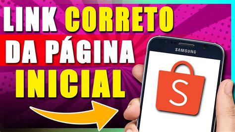 Como Criar Link De Afiliado Shopee Da P Gina Inicial Pelo Celular