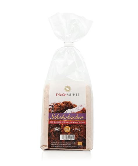 Bio Dinkel Schokokuchen Backmischung 590 G Kuchenbackmischungen