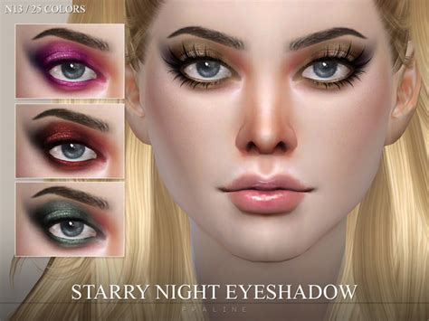 The Sims Resource Starry Night Eyeshadow N