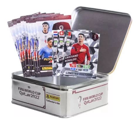 Kit Mega Lata 40 Cards Adrenalyn Da Copa 2022 Qatar 3 Mebuscar Brasil