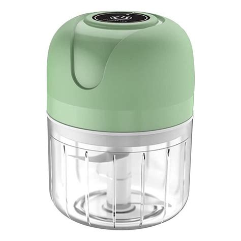 Mini hachoir à ail électrique sans fil 123 100 250 ml 23 W Vert