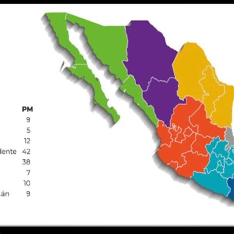 Mapa de los pueblos mágicos por región de México Download Scientific