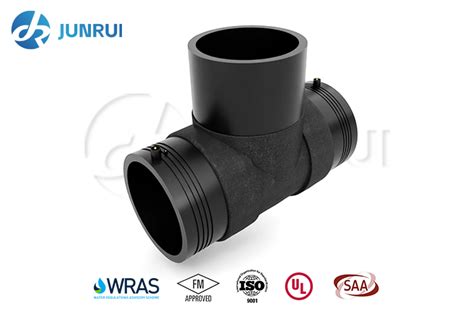 HDPE Electrofusion Equal Tee HDPE Fittings Flange And PVC Fittings
