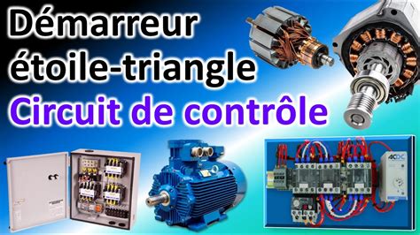 Démarreur étoile triangle le câblage du circuit de commande expliqué