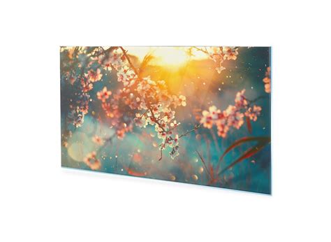 Obraz na szkle HOMEPRINT Kwitnące kwiaty wiśni 140x70 cm HOMEPRINT