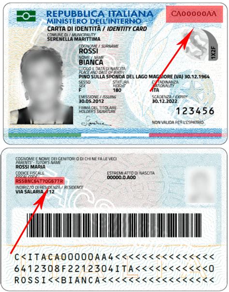 Dove si trova il numero della carta d identità elettronica nuova