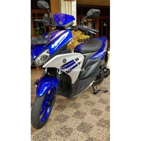 Motor Yamaha Aerox 125 2016 Blue Bekas Tangan 1 Pajak Panjang Di