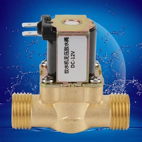 Électrovanne N C lectrovanne électrique en Laiton 12V BSPP Vanne D air