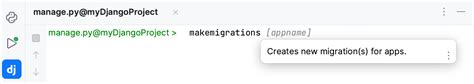 Run Tasks Of Manage Py PyCharm Documentation