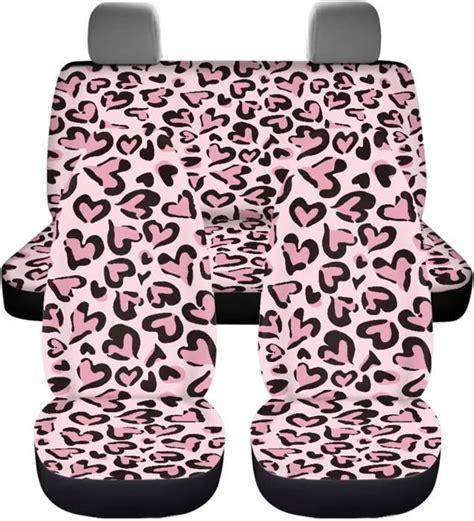 Ensemble complet de housses de siège de voiture pour femme motif