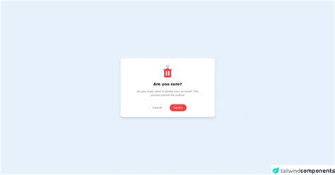 tailwind css modal popup