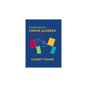 Introduction To Linear Algebra Amazon Co Uk Gilbert Strang Books