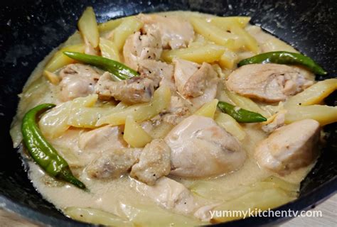Ginataang Manok With Kalabasa Recipe