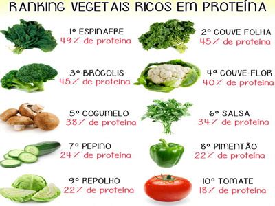 Lista De Fontes De Prote Nas Vegetais