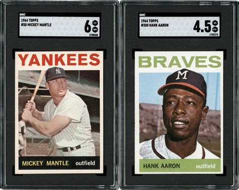 1964 Topps Complete Set W SGC 6 Mickey Mantle 587