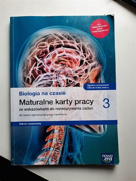 BIOLOGIA NA CZASIE 3 Karty Pracy Nowa Era Tarnowo Kup Teraz Na