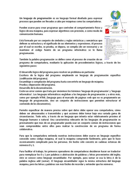 tarea progra pdf lenguaje de programación programa de computadora