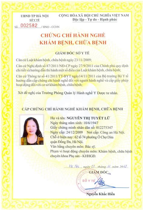 Làm chứng chỉ hành nghề khám chữa bệnh tại Thanh Hóa